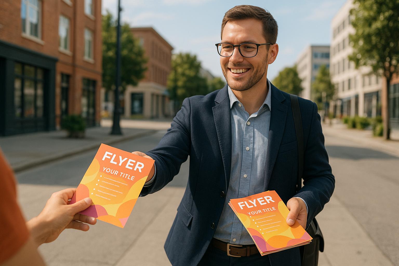 7 Flyer Distribution Tips for Local Businesses - Robust Branding